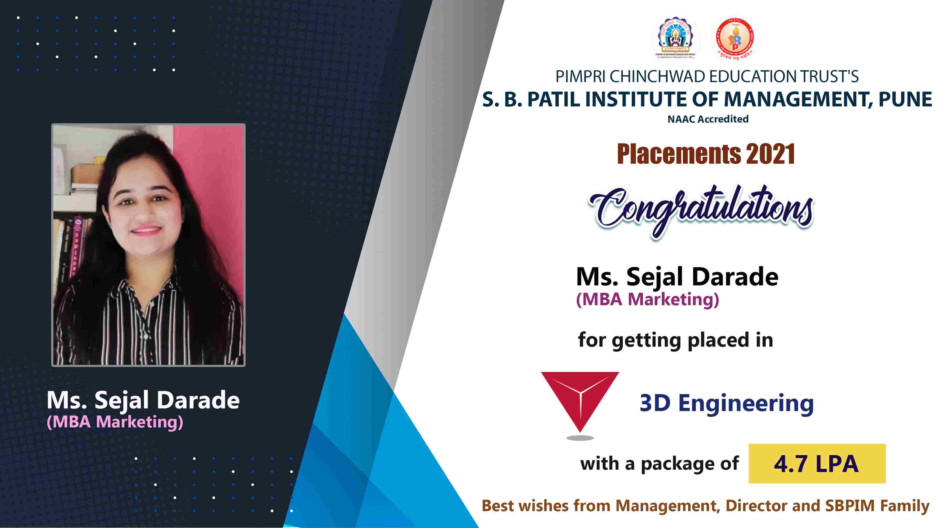Training & Placement Activity 2020-21 of S. B. Patil Institute of ...